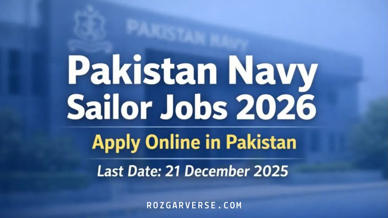 Pak Navy Sailor Jobs 2026 Online Apply Last Date - rozgarverse.com